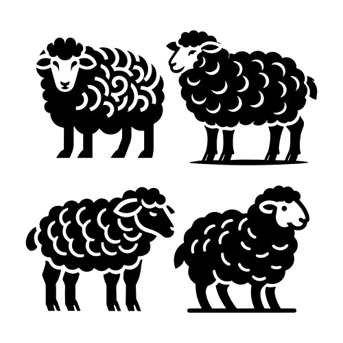 Sheep Outline Vector Images (over 8,100)