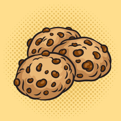 Chocolate Chip Cookie Vector Images (over 11,000)