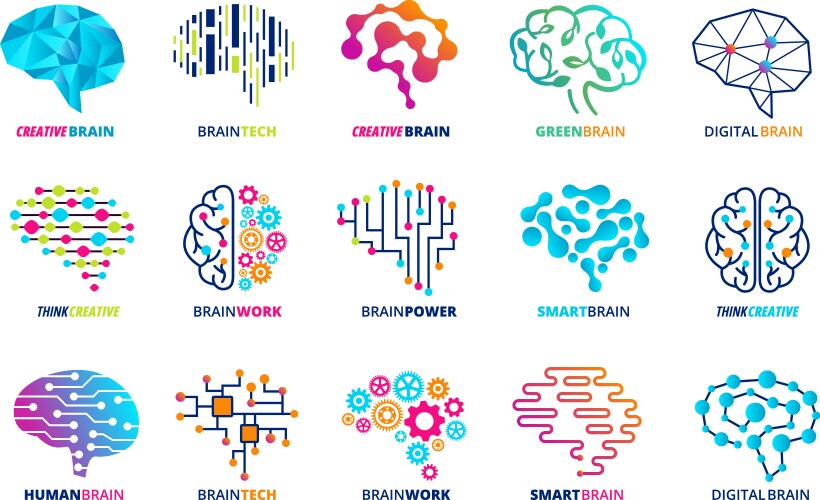 Read for smart brain Royalty Free Vector Image