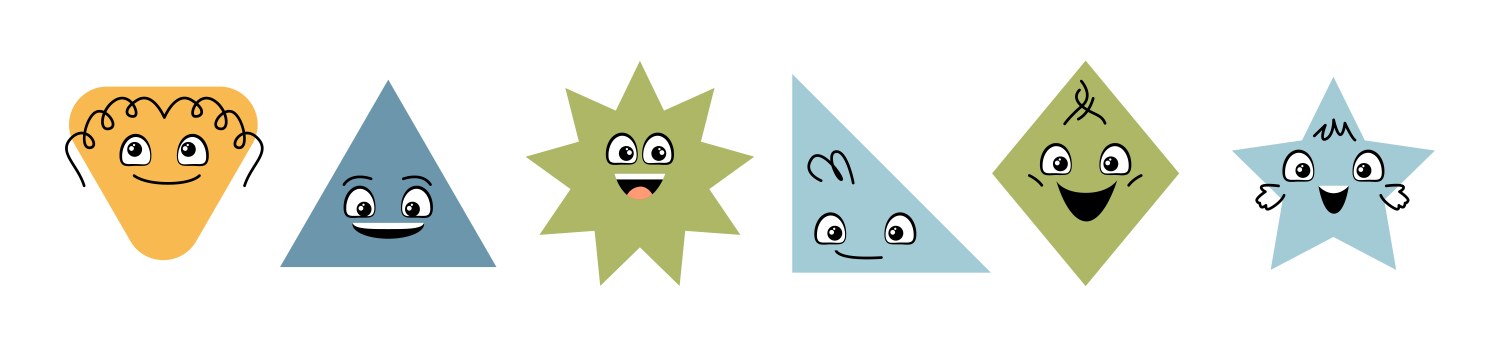Triangle Character Cartoon Vector Images (over 4,700)