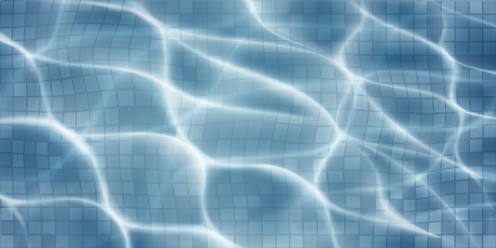 Swimming pool background with ripples on water Vector Image