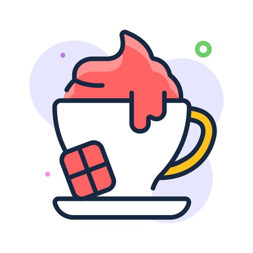 Hot Cocoa Drink Icon – Royalty-Free Vector | VectorStock