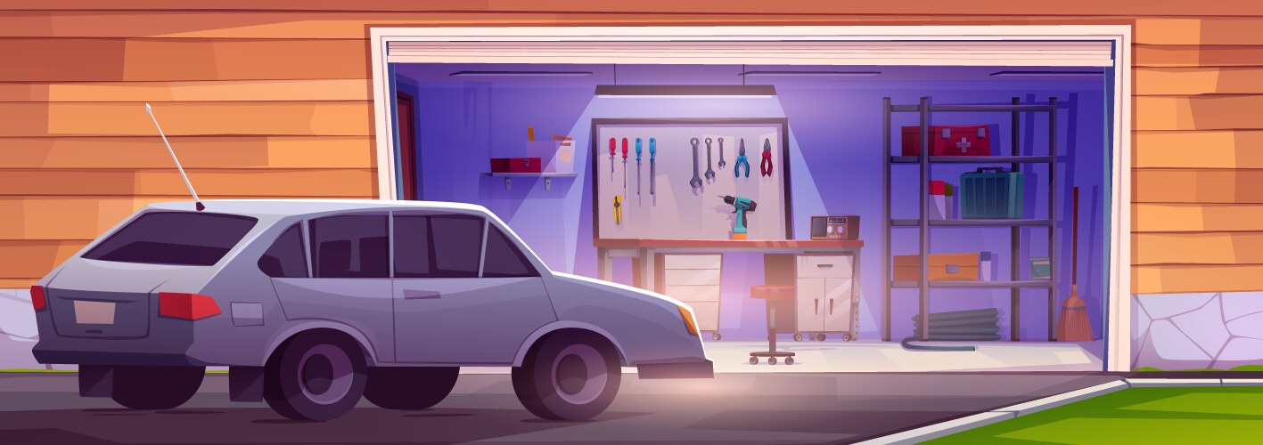 Garage Cartoon Vector Images (over 10,000)