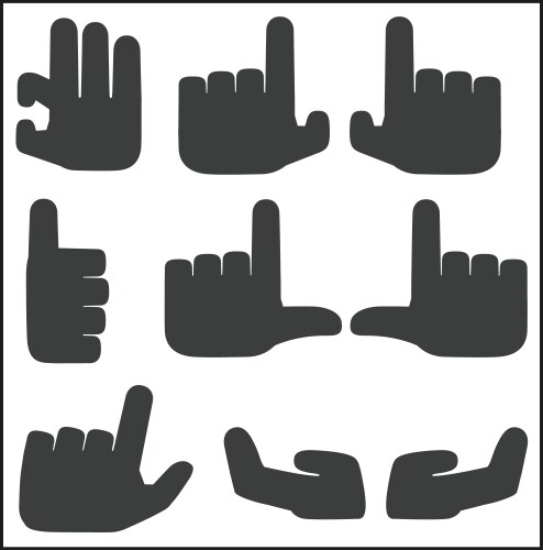 Stop tied hands symbol of violence and bullying Vector Image