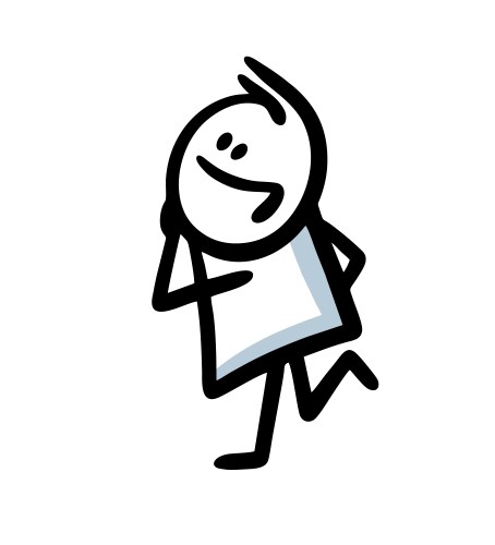 Cute Stickman Vector Images (over 1,100)