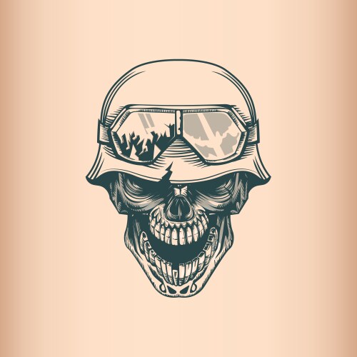 Devil skull Royalty Free Vector Image - VectorStock