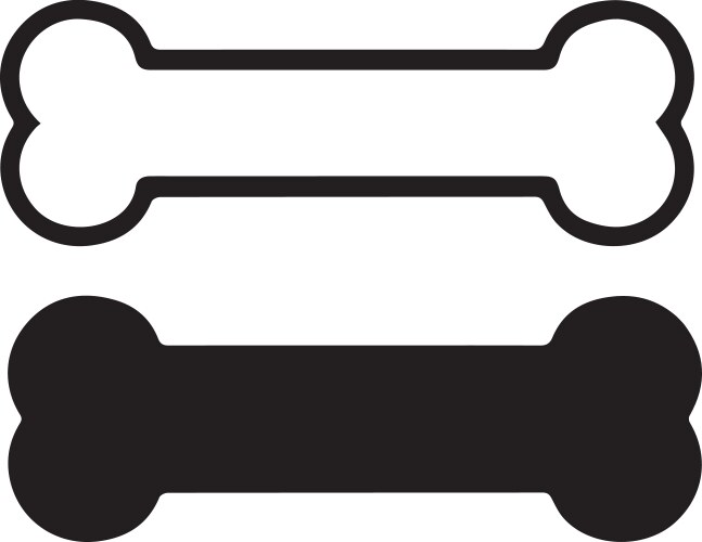 Dog Bone Outline Vector Images (over 12,000)