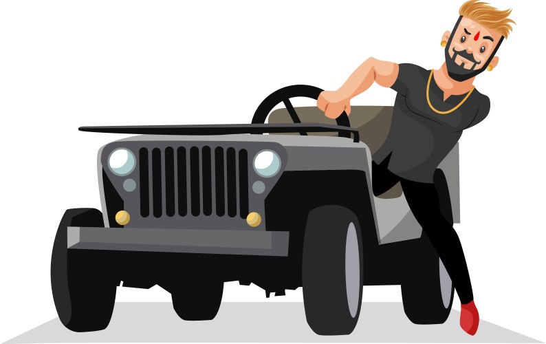 Rajput boy Royalty Free Vector Image - VectorStock