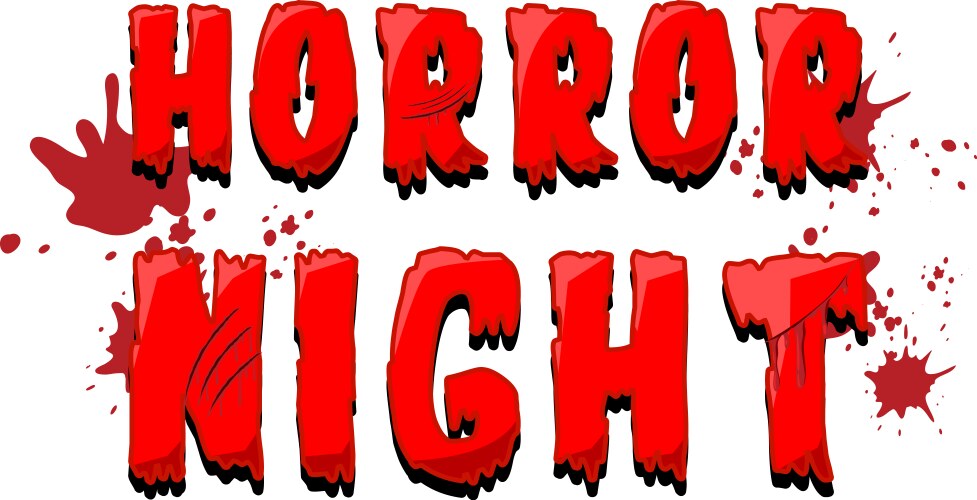Comic horror halloween Royalty Free Vector Image