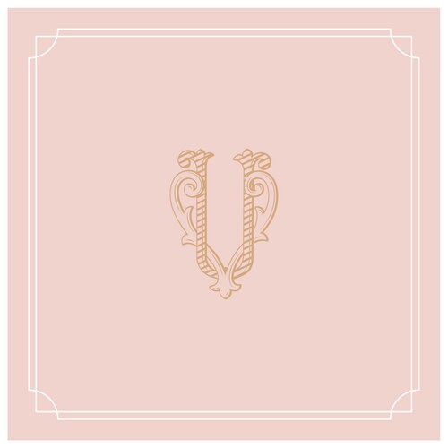 Elegant VH & HV Wedding Monogram Logo – Royalty-Free Vector | VectorStock