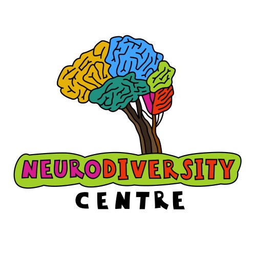 Neurodiversity educational centre logotype Vector Image
