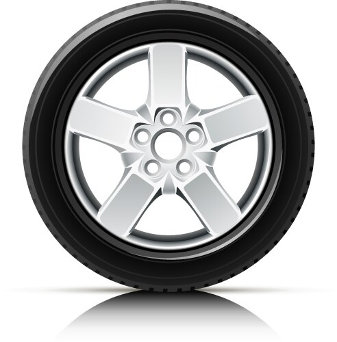 Car Wheel Detail Royalty Free Vector Image - VectorStock