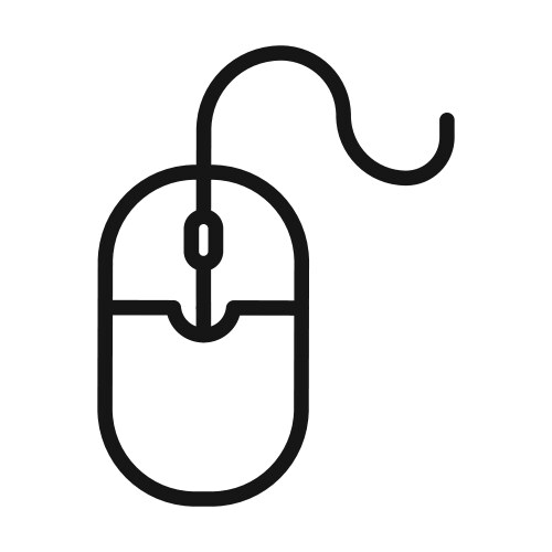 Computer Mouse Outline Vector Images (over 17,000)