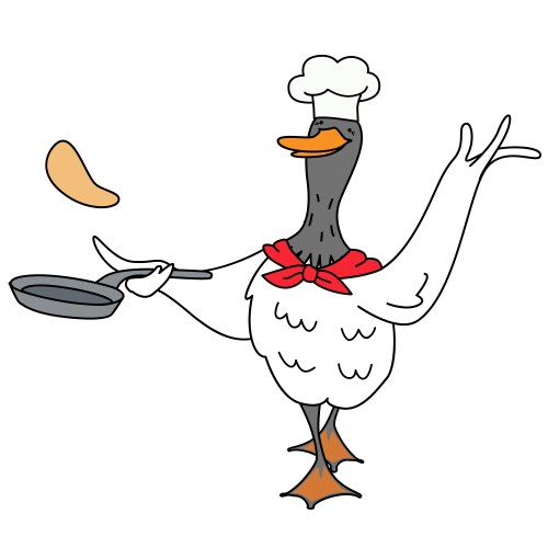 Cook Pancake Chef Vector Images (over 570)