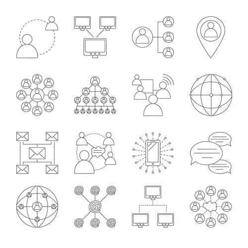 Communication symbol Royalty Free Vector Image