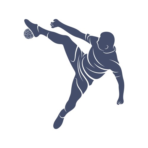 Player takraw soccer design creative Royalty Free Vector