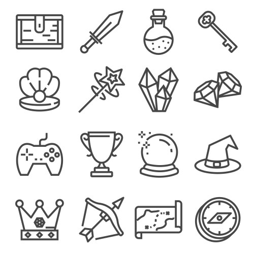 Gaming Elements Vector Images (over 410,000)