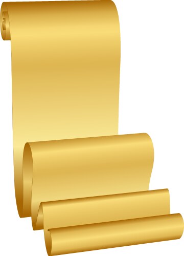 Gold flag Royalty Free Vector Image - VectorStock