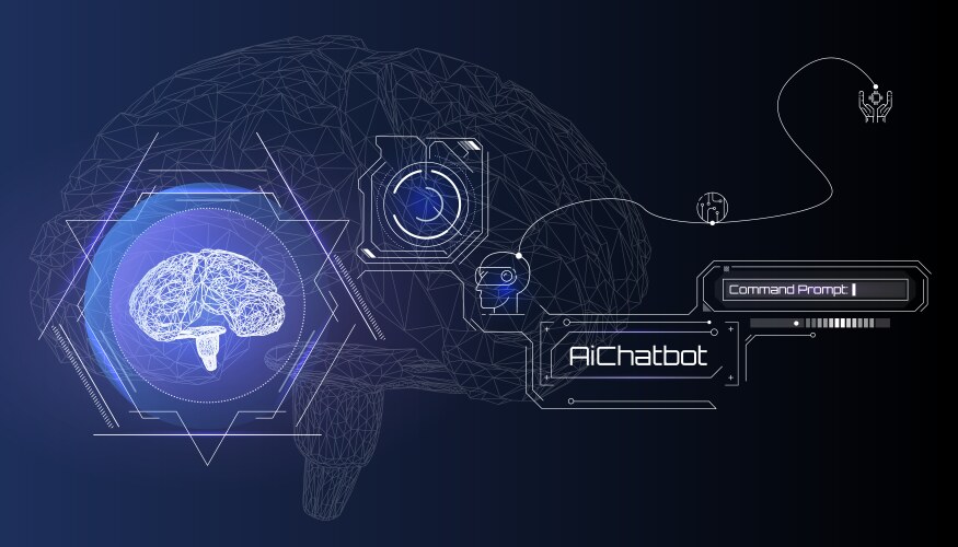 Infographics about the interaction Royalty Free Vector Image