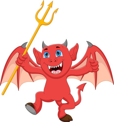 Little devil Royalty Free Vector Image - VectorStock