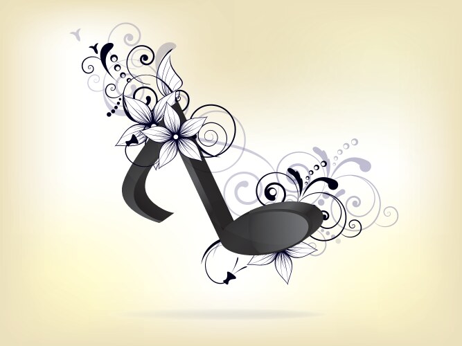 Flowers with Music Notes Vector Images (over 1,900)