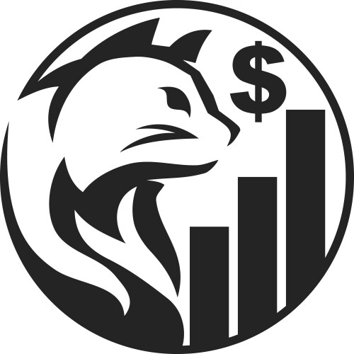 Cat logo template isolated brand identity icon Vector Image