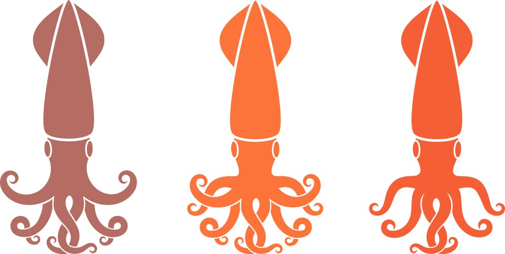 Squid Royalty Free Vector Image - VectorStock