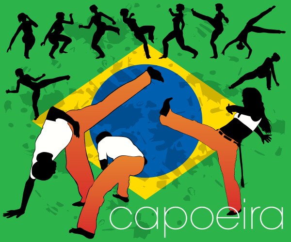 Capoeira Royalty Free Vector Image - VectorStock