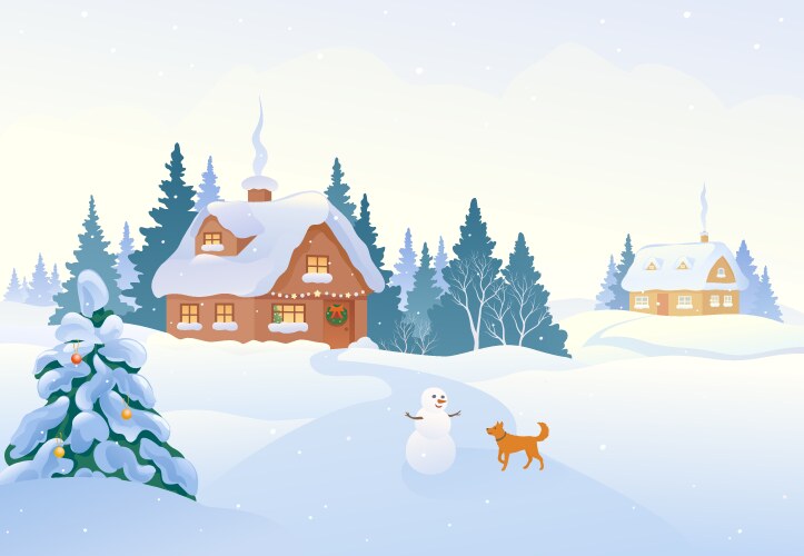 Snow Scene Cartoon Vector Images (over 12,000)