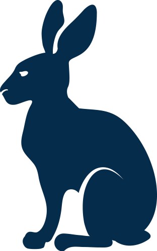 Rabbit rodent bunny Royalty Free Vector Image - VectorStock