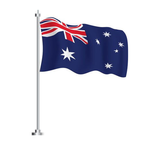 Australian Flag Waving Vector Images (over 1,000)