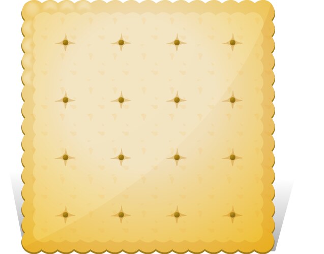 Two delicious biscuit Royalty Free Vector Image