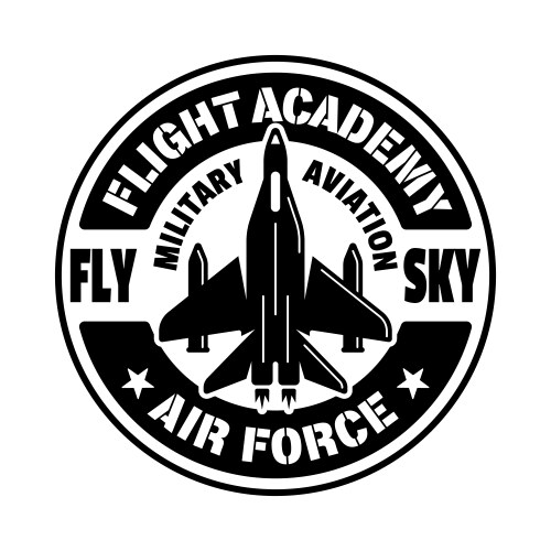 Aviation badges Royalty Free Vector Image - VectorStock