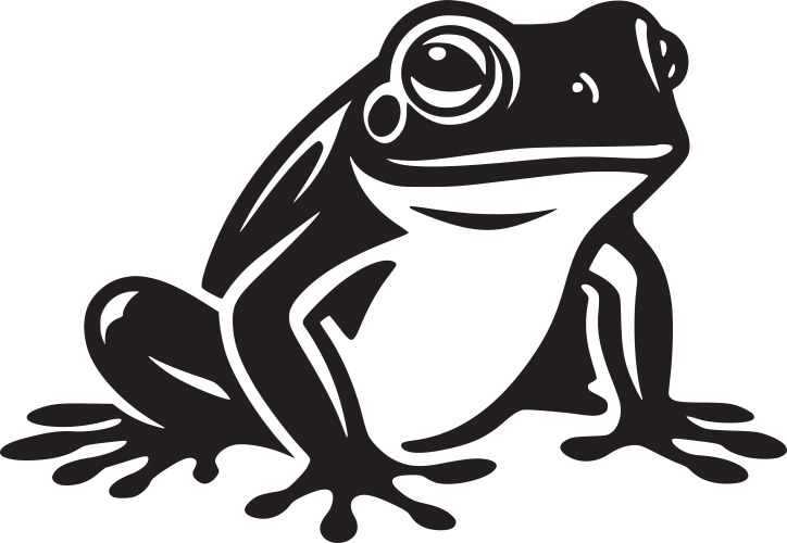 Frogs Black and White Vector Images (over 9,100)