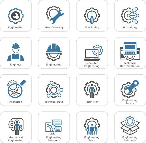 Database data analysis engineering Royalty Free Vector Image