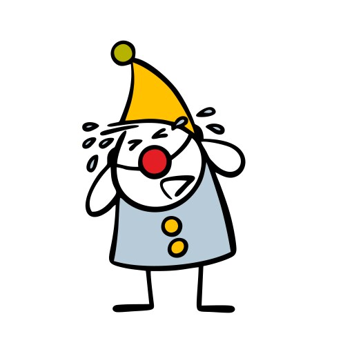 Stickman Crying Vector Images (75)