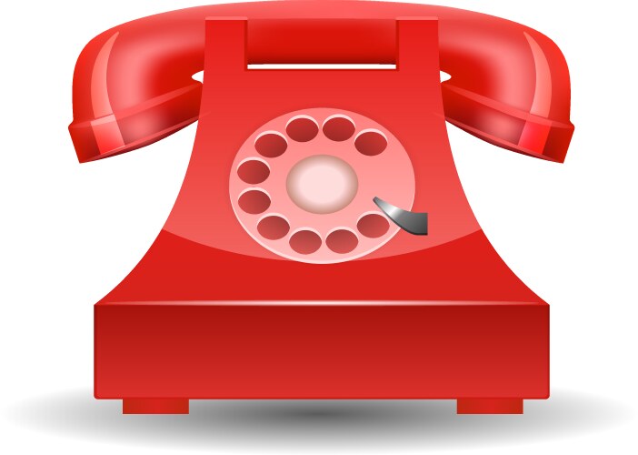 Red telephone Royalty Free Vector Image - VectorStock