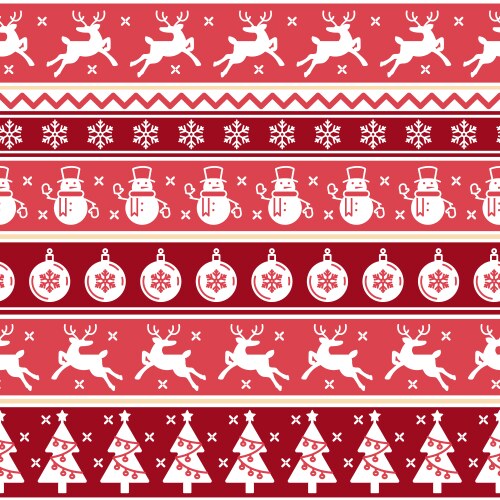 Christmas Seamless Patterns – Royalty-Free Vector | VectorStock