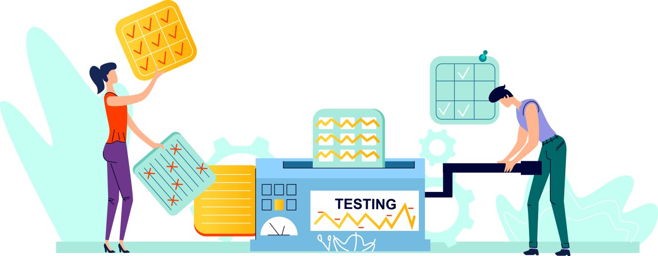 Character animation concept Royalty Free Vector Image