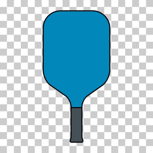 Pickleball racket sport indoor paddle icon web Vector Image