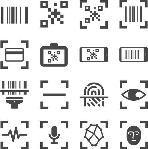 Scan Qr Code Icon Vector Images (over 8,200)