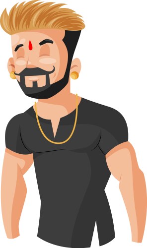 Rajput boy Royalty Free Vector Image - VectorStock