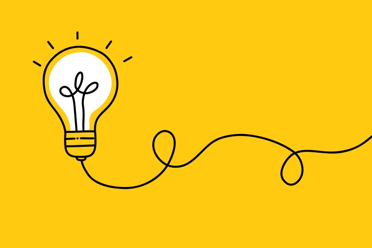 Hand drawn idea Royalty Free Vector Image - VectorStock