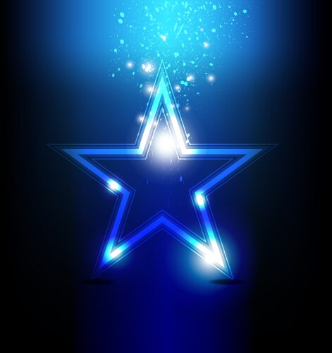 Shiny star background design Royalty Free Vector Image