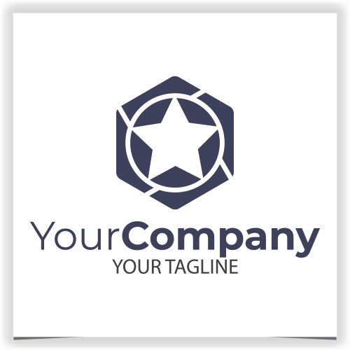 Star logo design template Royalty Free Vector Image