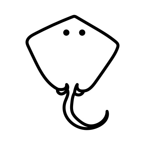 Stingray Outline Vector Images (over 1,000)