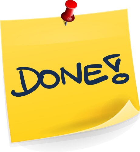 Four sticky notes Royalty Free Vector Image - VectorStock