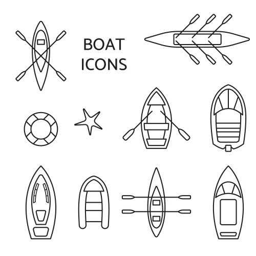 Boat Outline Vector Images (over 48,000)