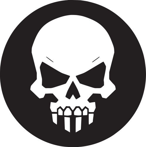 Skull Front Facing Vector Images (over 2,700)