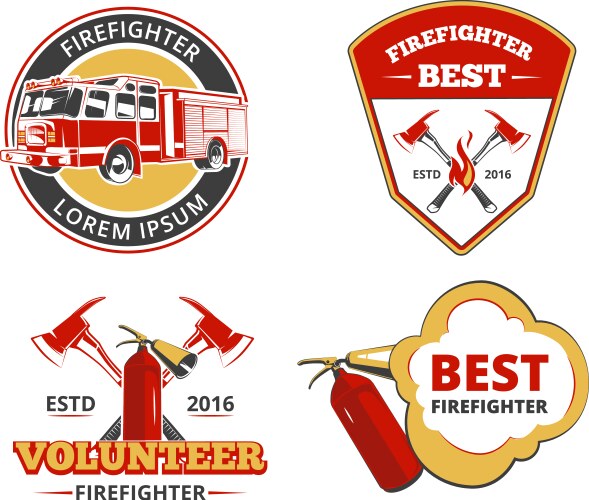 Firefighter Emblem Vector Images (over 3,900)